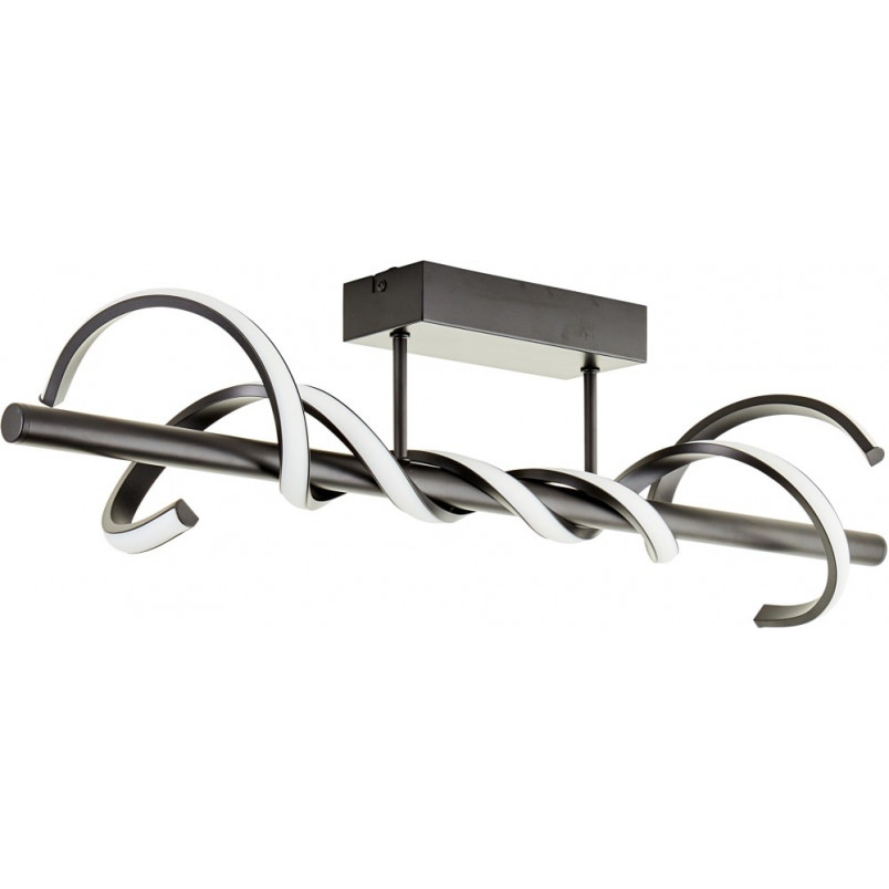 Lampa sufitowa nowoczesna Amalie LED 80cm czarna Brilliant