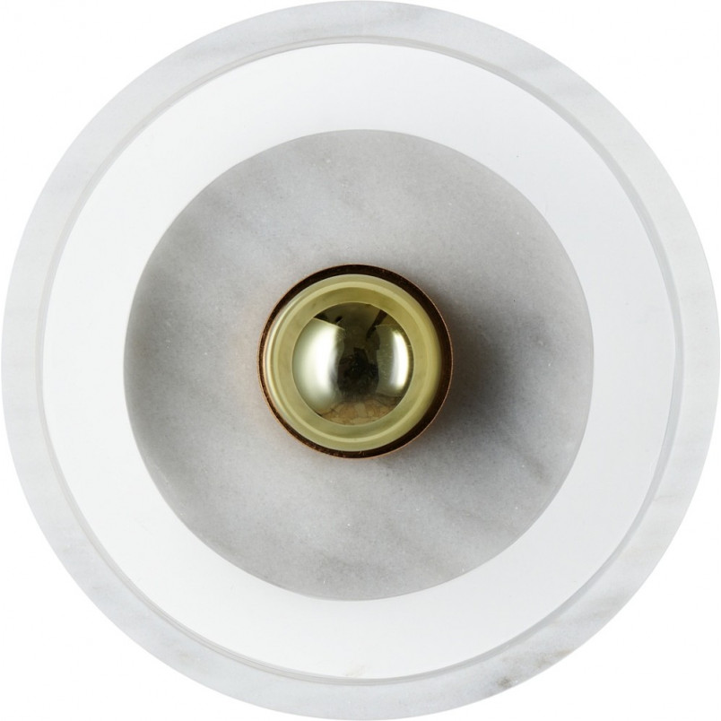 Kinkiet okrągły marmurowy Universo Step Into Design